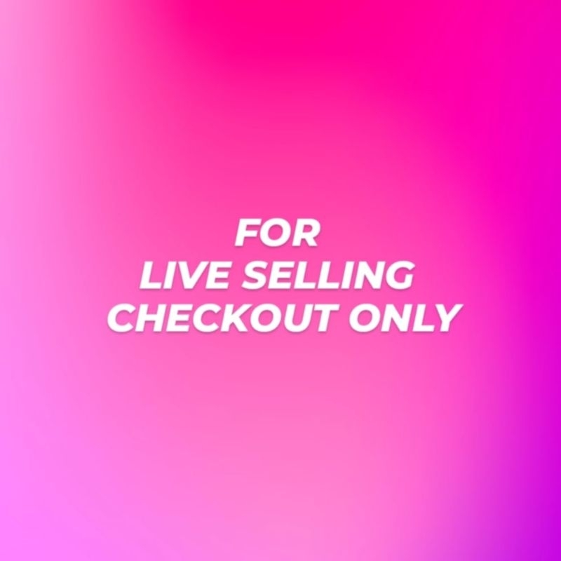 For live selling checkout only | Shopee Philippines