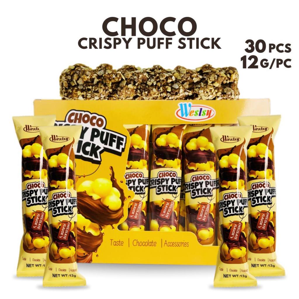 30 Pieces Choco Crispy Puff Stick Filled With The Rich Flavor Of ...