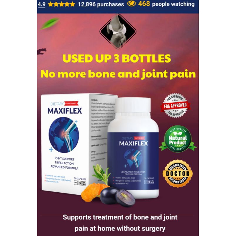 Maxiflex joint and bone relief | Shopee Philippines