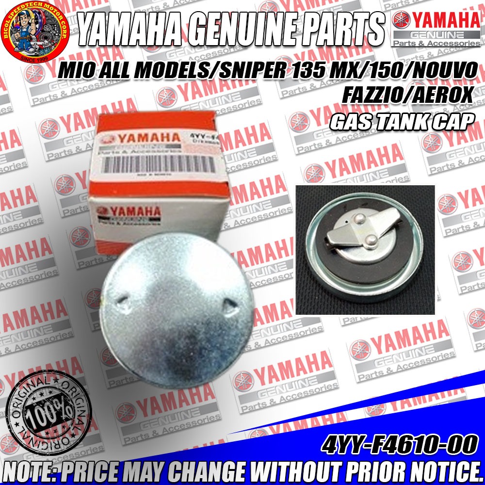 MIO ALL MODELS/SNIPER 135 MX/150/NOUVO/FAZZIO/AEROX GAS TANK CAP (YGP ...
