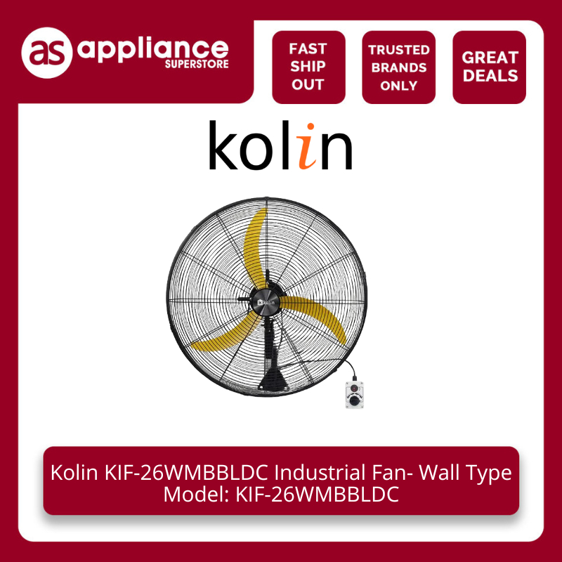 Kolin KIF-26WMBBLDC Industrial Fan-Wall Type | Shopee Philippines