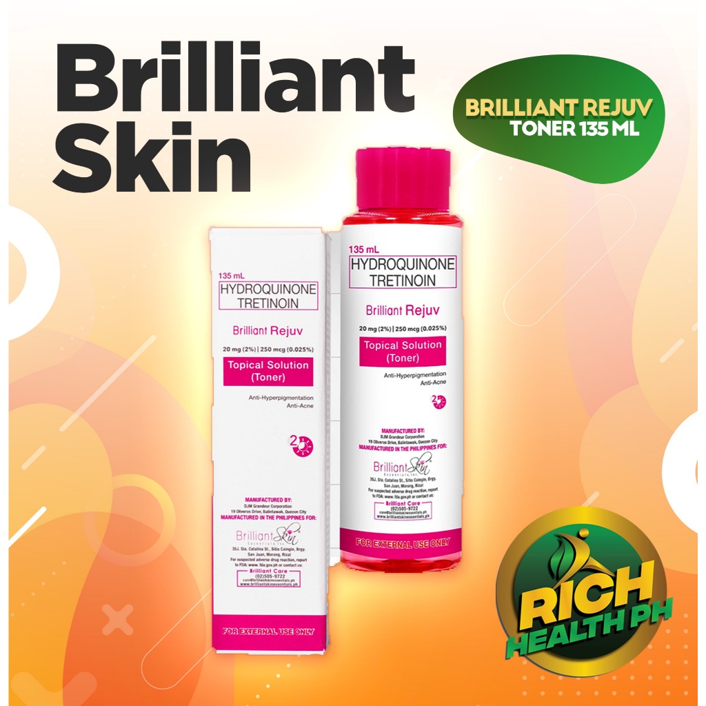 Brilliant Rejuv Toner 135mL Topical Solution Brilliant Skin Essentials ...