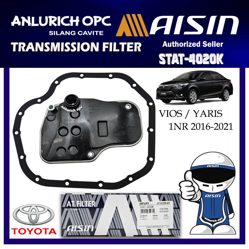 AISIN TRANSMISSION FILTER TOYOTA VIOS / YARIS 1NR/2NR 2016-2021 35330 ...
