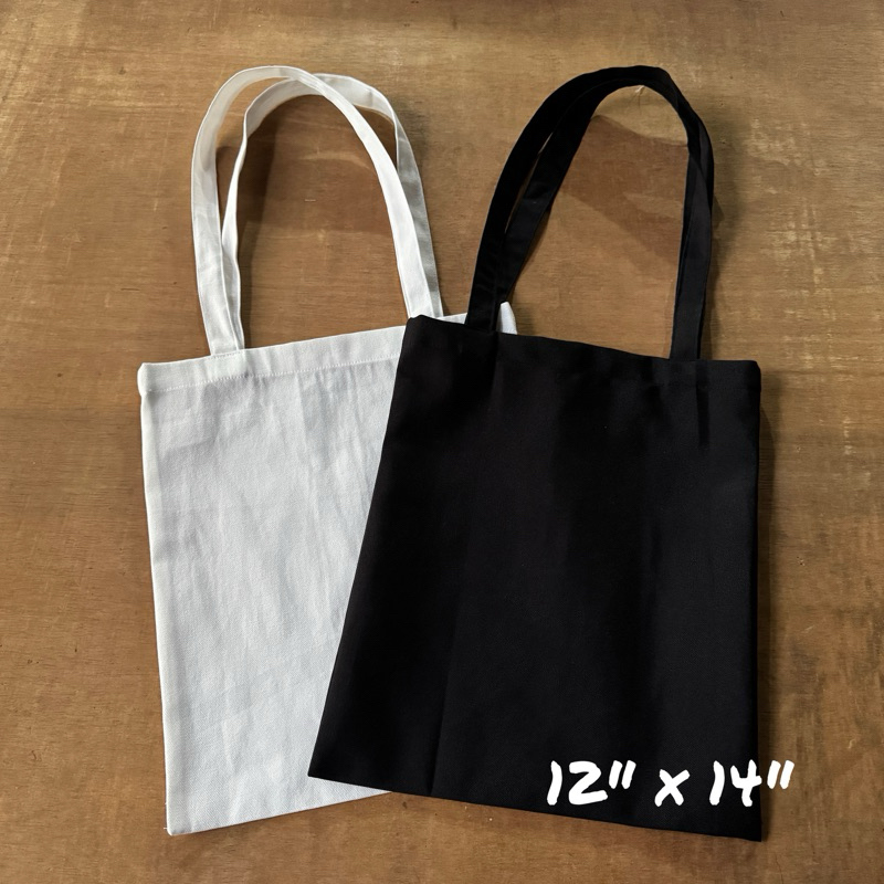 Plain Canvas Tote Bag | Shopee Philippines
