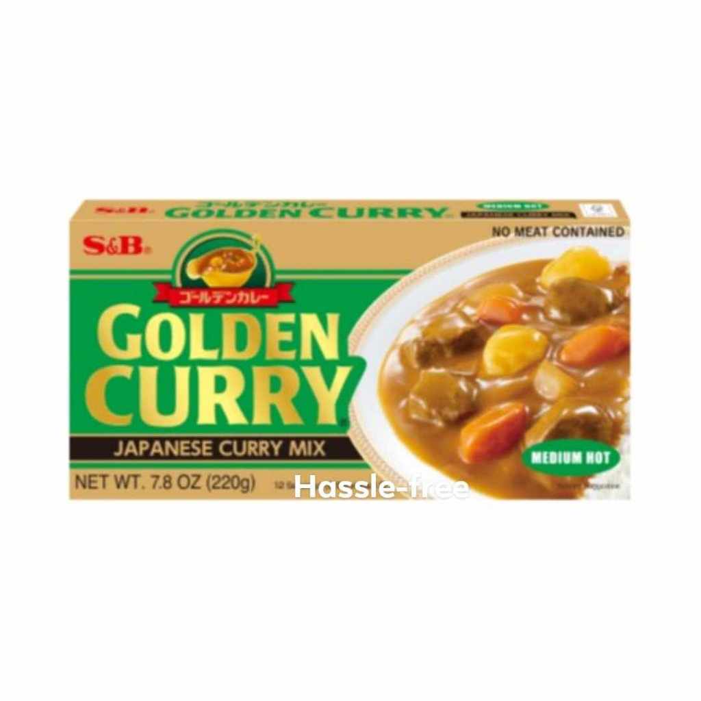 S&B GOLDEN CURRY MIX MEDIUM HOT (220g) MADE IN JAPAN | Shopee Philippines