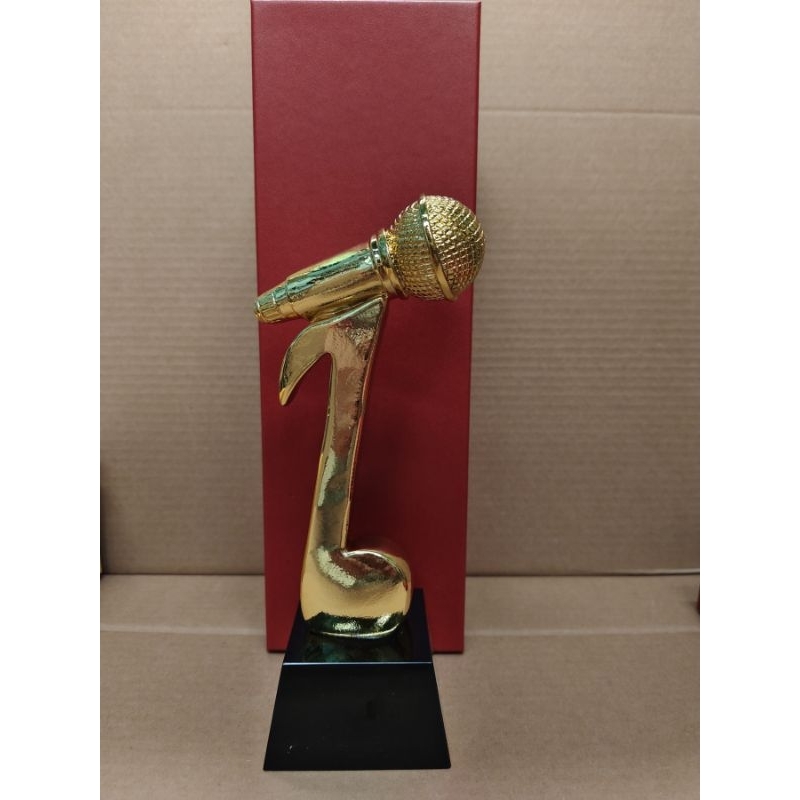 Microphone speaking singing declamation Trophy HK185 | Shopee Philippines
