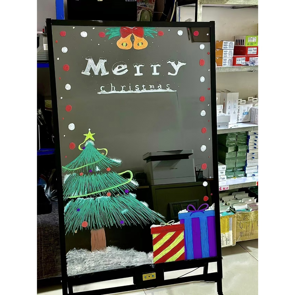 LED Neon Light Writing Board with stand Drawing Board LED Lighting Menu ...