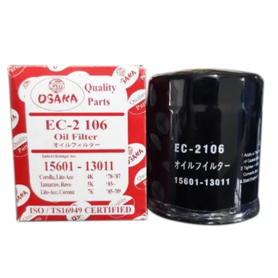 Osaka EC-2106/C-1105 Oil Filter Toyota Corolla 5K Starlet 4K Tamaraw Fx ...