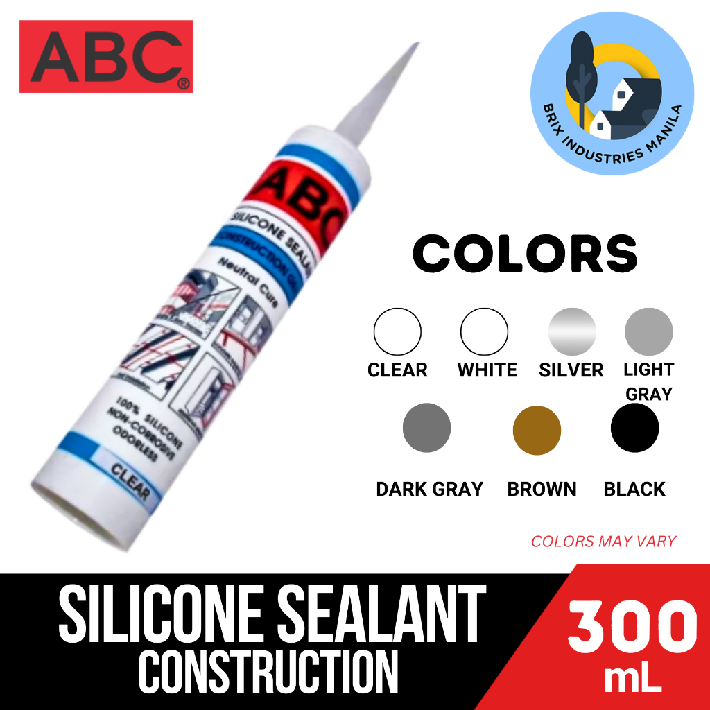 ABC Silicone Sealant Construction Trade Non-Corrosive Odorless and 100% ...
