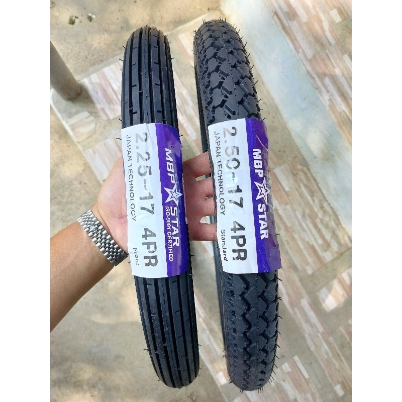MBP STAR VANZ TIRE sold as set front 2.25/17 rear2.50/17 Vanz tire ...