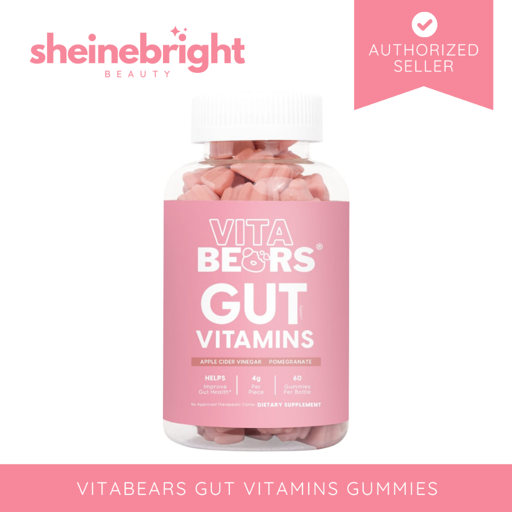 Vitabears Gut Vitamins Gummies Vita Bears Vegan Collagen Organic Apple ...