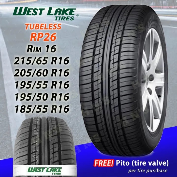 WESTLAKE Tires RIM 16 RP26 Tubeless 185/55 R16 , 195/50 R16 , 195/55 ...