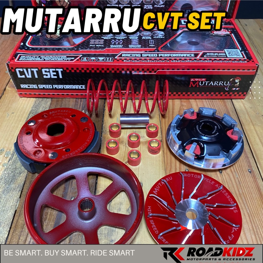 MUTARRU RACING CVT SET for PCX/ CLICK/ SPORTY/ MIO I/ BEAT F I/ NMAX/ AEROX | Shopee Philippines