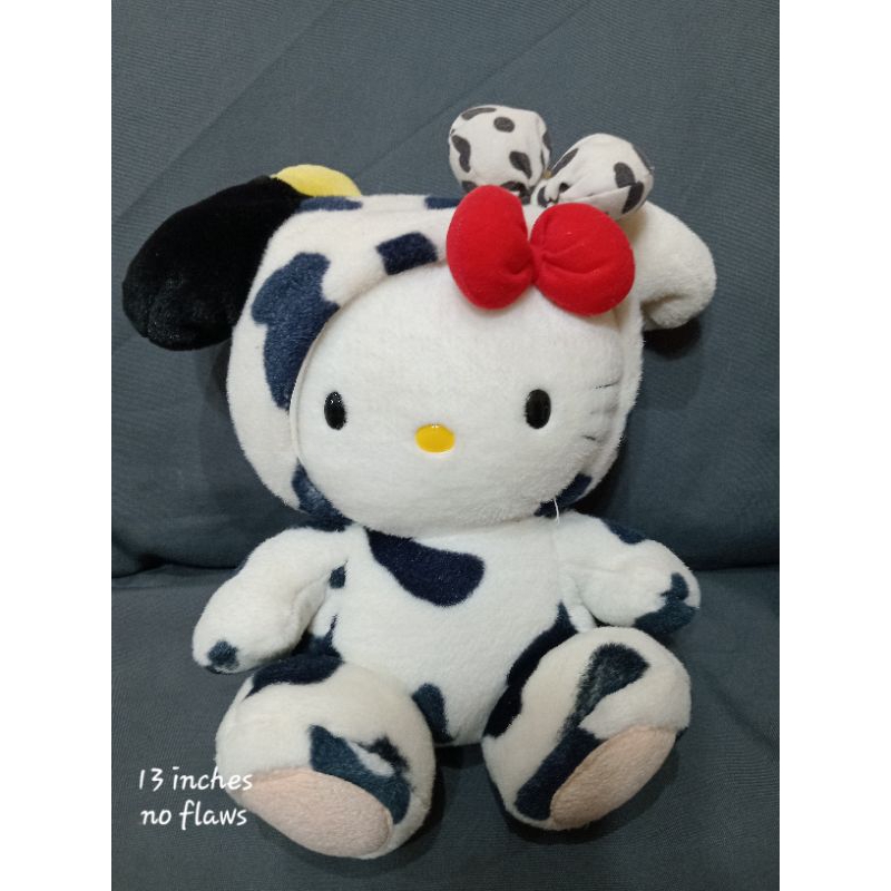 Sanrio Hello Kitty Cow Costume stuffed toy | Shopee Philippines