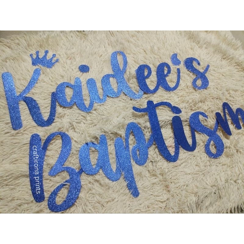 Personalized Letter/Name Cutouts/Banners(PRICE IS PER LETTER) | Shopee ...