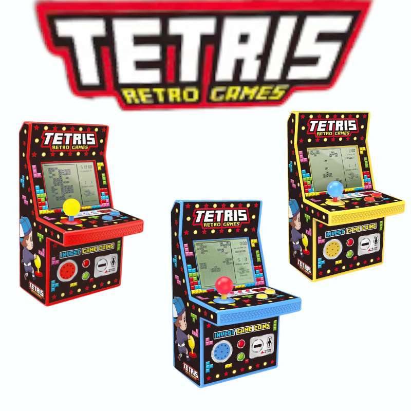 Best store Classic Handheld Game Machine Tetris Game Kids Game Console ...