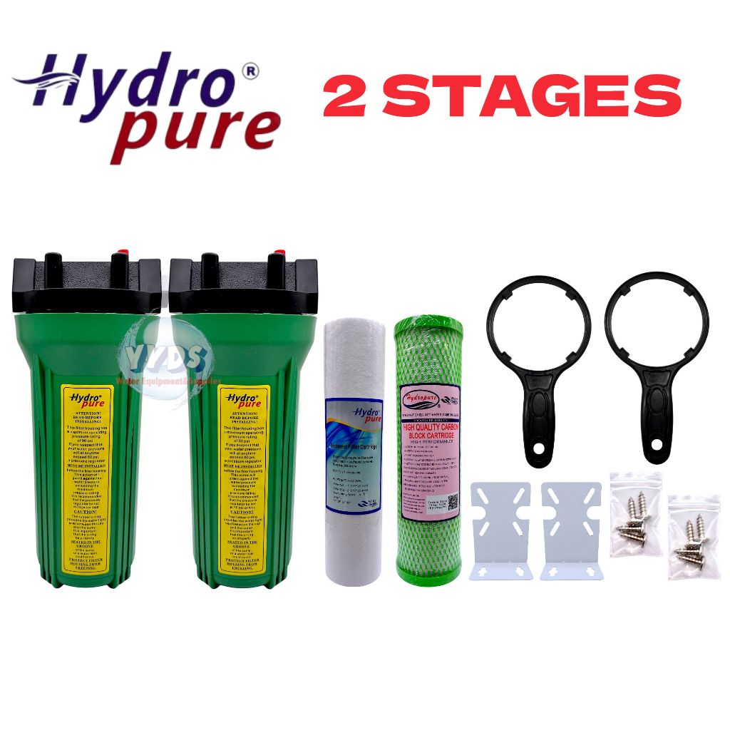 2/3/4 STAGE 10 INCH DEEP WELL WATER FILTER HOUSING COMPLETE SET WITH ...