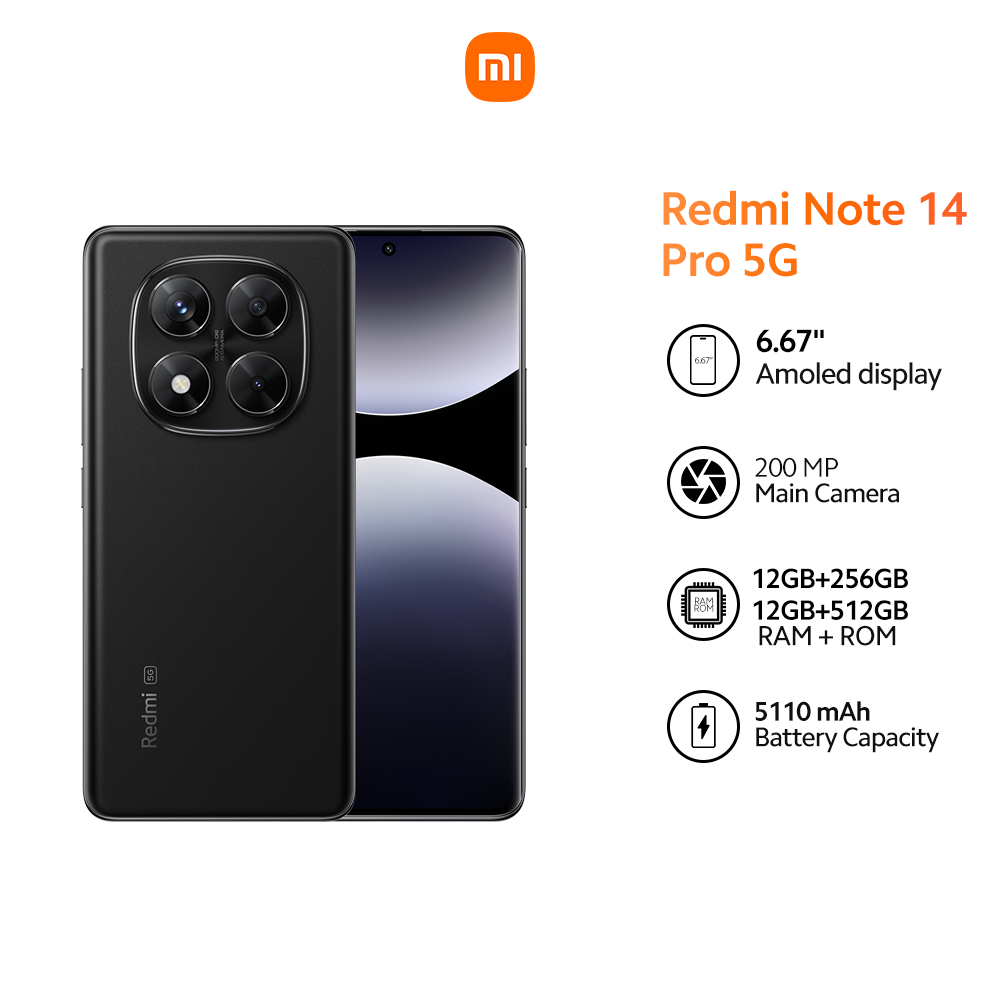 Redmi Note 14 Pro 5G MediaTek Dimensity 7300-Ultra 5110mAh 200MP Camera ...