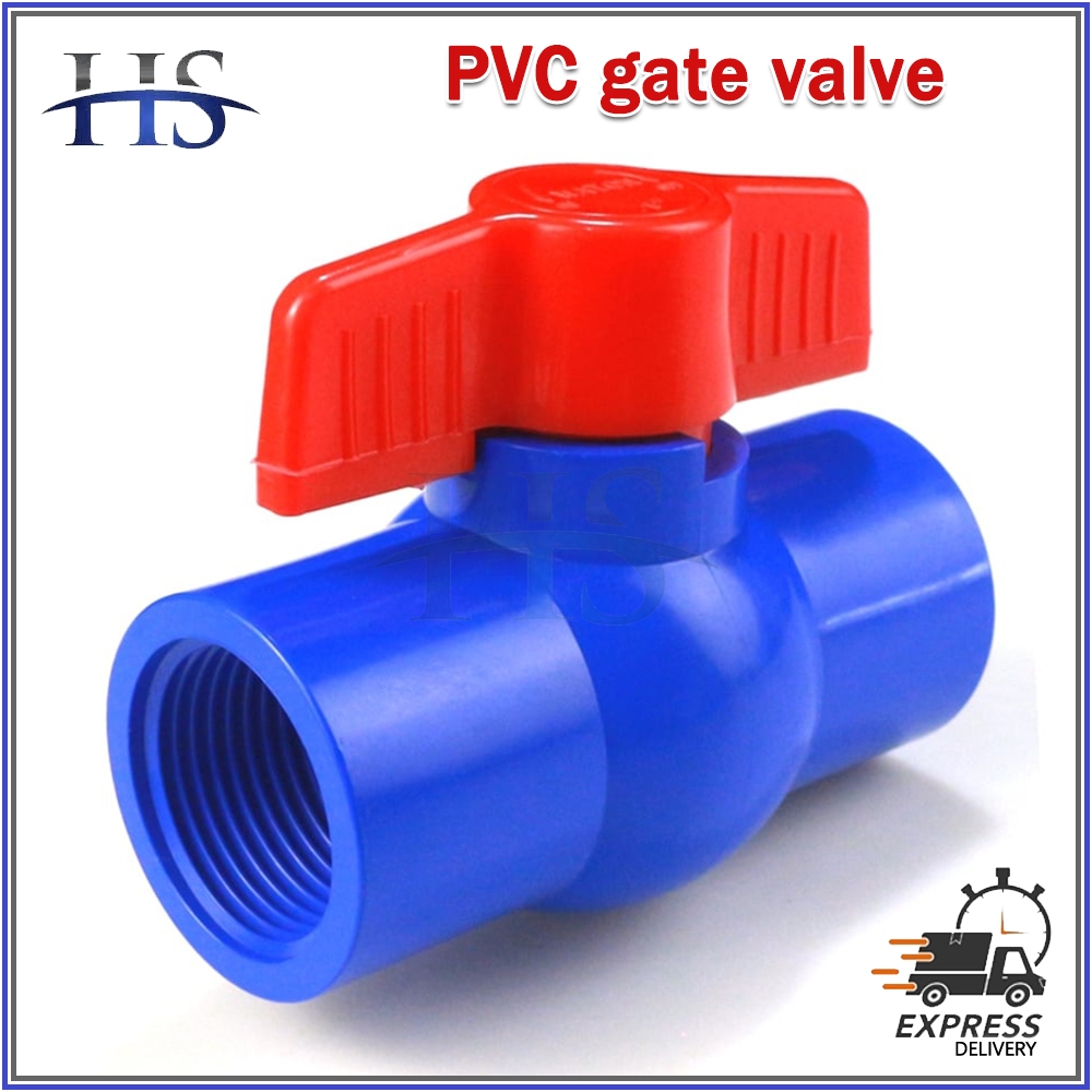HS PVC Ball Valve Blue Gate Valves 1/2",3/4",1" (100% Brand New ...