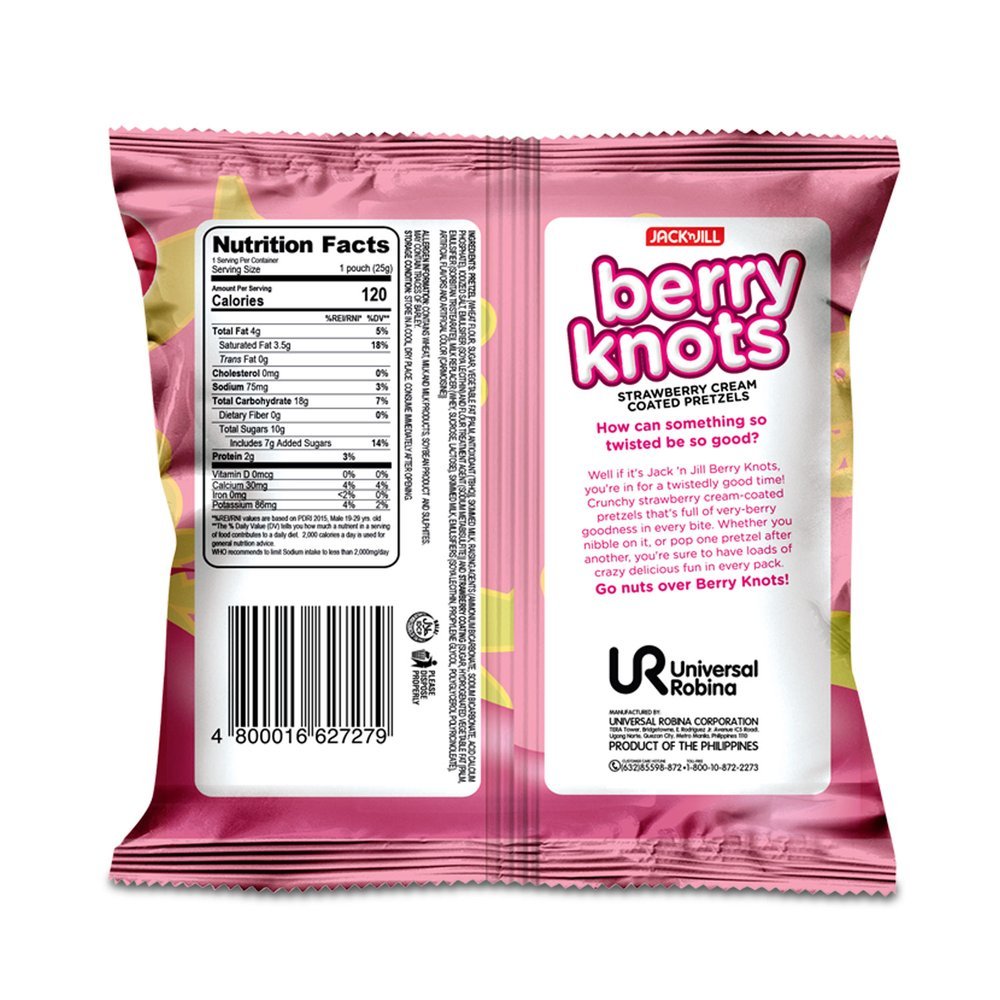 Jack 'n Jill Berry Knots (25g) x 3 | Shopee Philippines