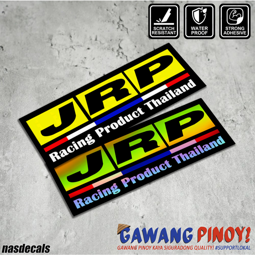 JRP Sticker for Motorcycle Sticker Waterproof Decals Helmet Motor ...