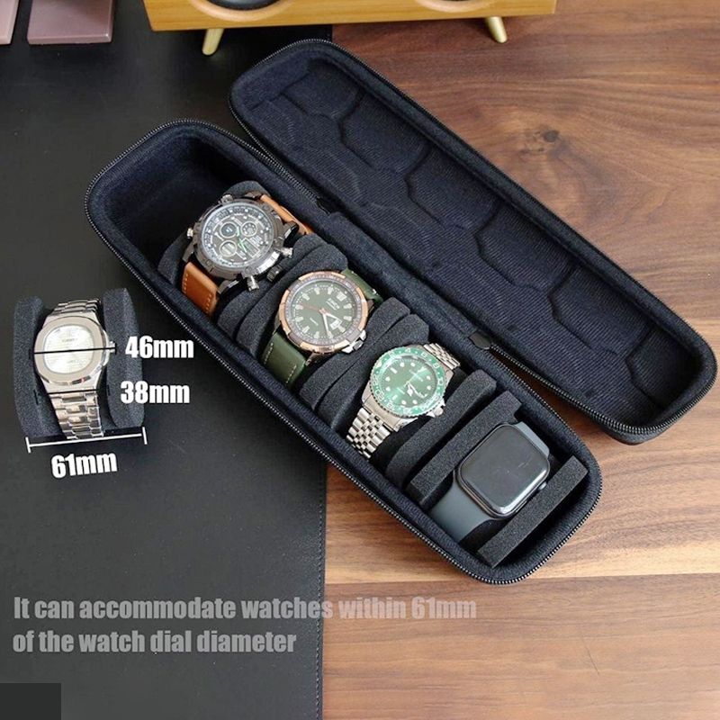 1-5 Slots Watch Organizer Box For Men Women Watch Display Portable ...