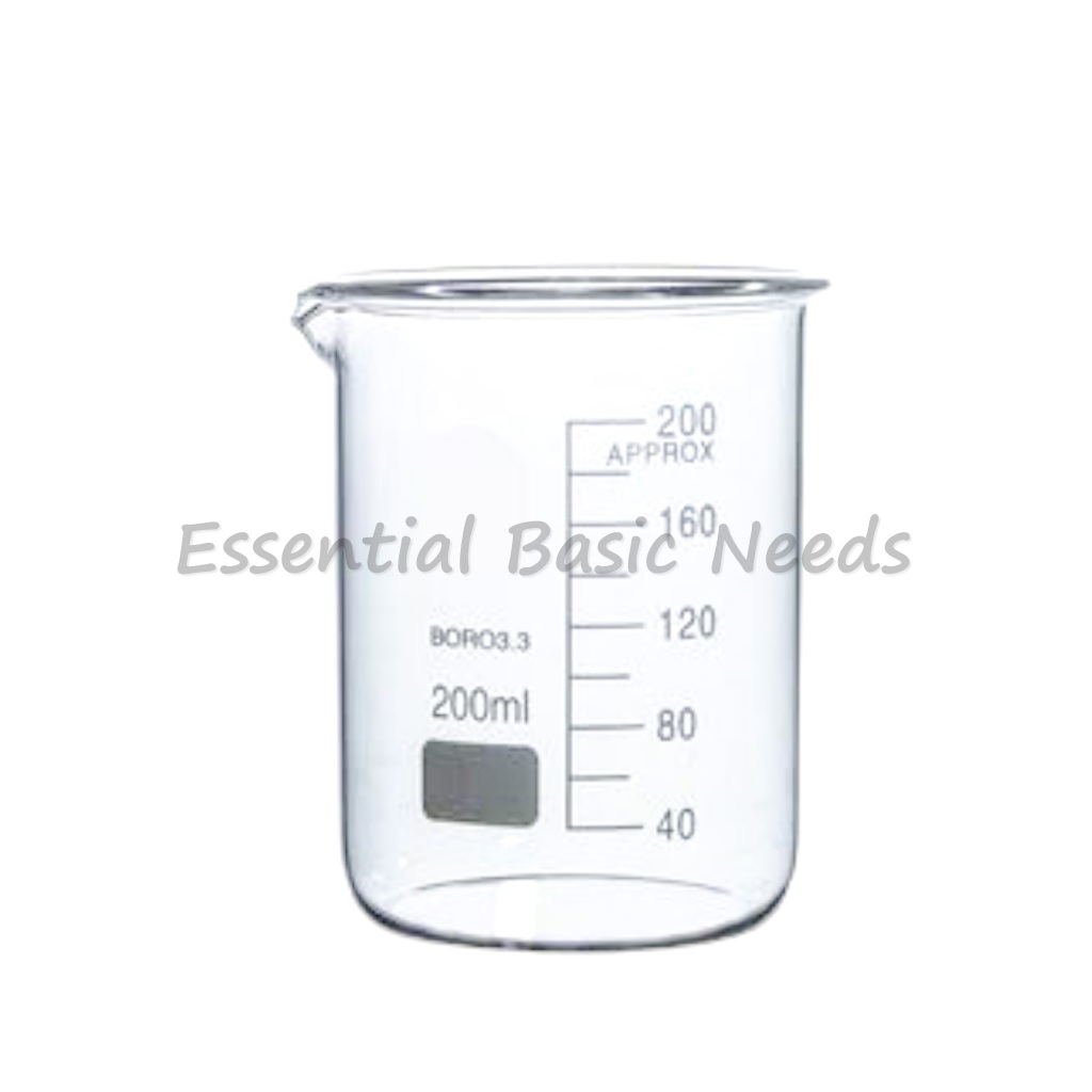 200ml Graduated Measuring Glass Beaker, Brosilicate | Shopee Philippines