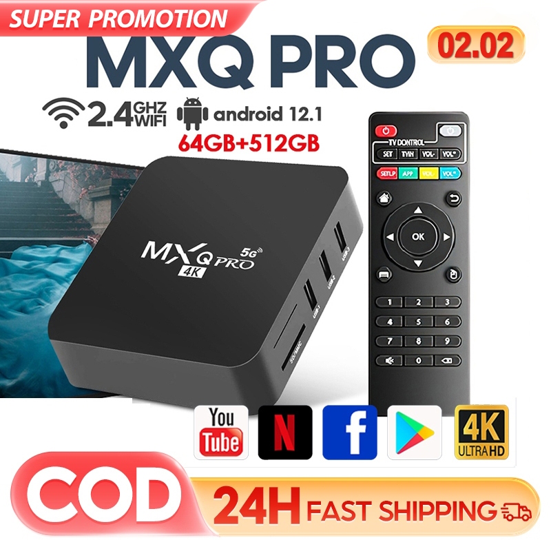 4+32G MXQ 4k Smart TV BOX 5G Android with Wifi TV Box with Wireless i8 ...