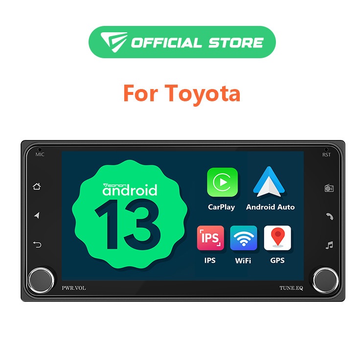 Eonon Latest Android 13 Toyota Android Head Unit Apple CarPlay Android ...