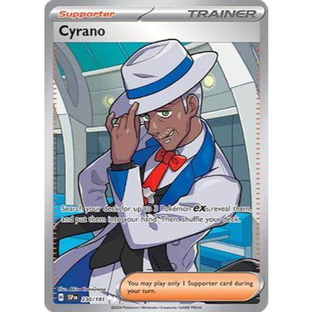 Cyrano - 230/191 - Full Art Secret Rare | POKEMON TCG: Surging Sparks ...