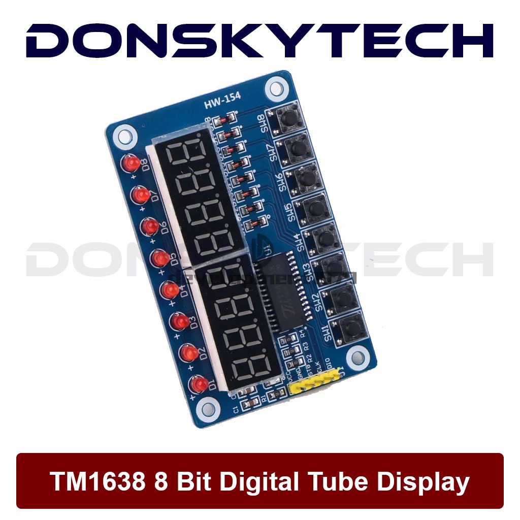 TM1638 8 Bit Digital Tube Display/ 8 Bit Seven Segment Display | Shopee Philippines