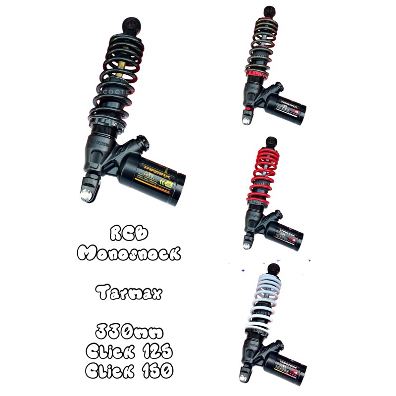 NEW RCB Tarmax 330mm Click 125 / 150 Monoshock HINDI PWEDE SA CLICK160 ...