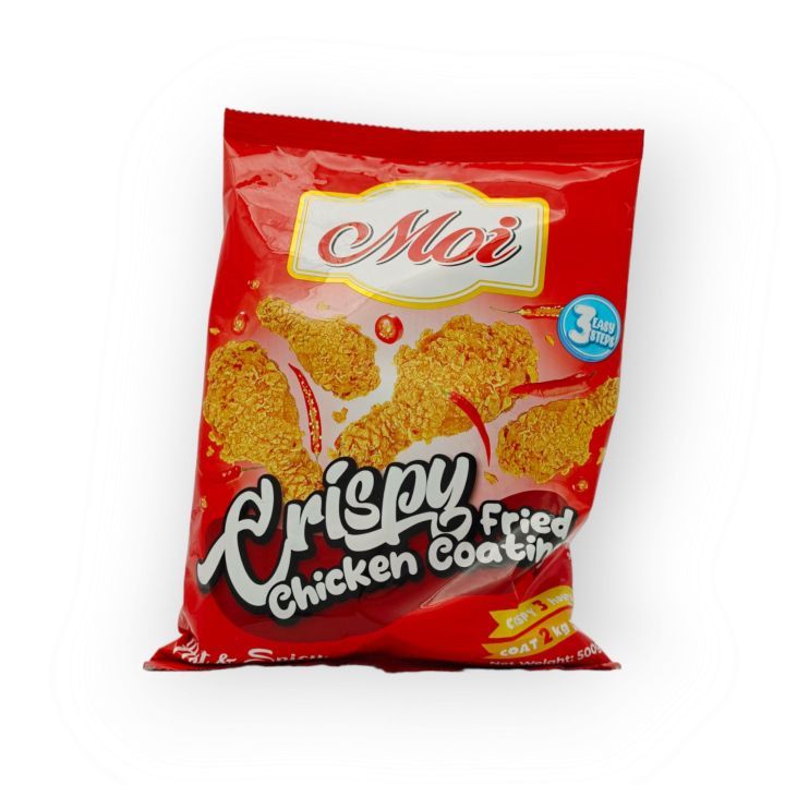Moi Crispy Fried Chicken Coating Hot and Spicy 500g, Salt and Pepper ...