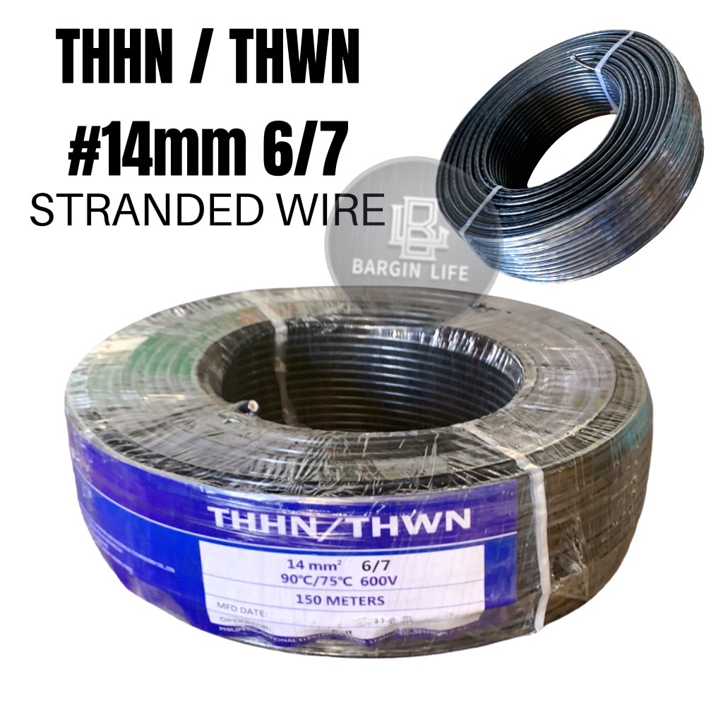 THHN/THWN Standed Wire #14 - 6/7 per meter+ | Shopee Philippines
