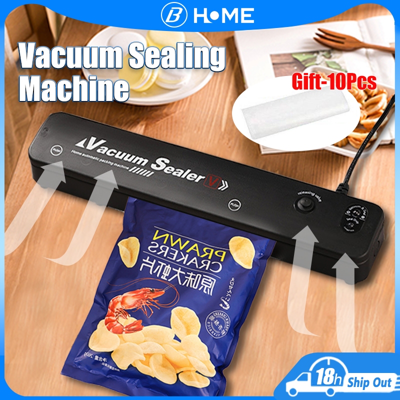 【Free Bags】Food Vacuum Packaging Machine Household Automatic Vacuum Sealing Machine Vacuum Bag ...
