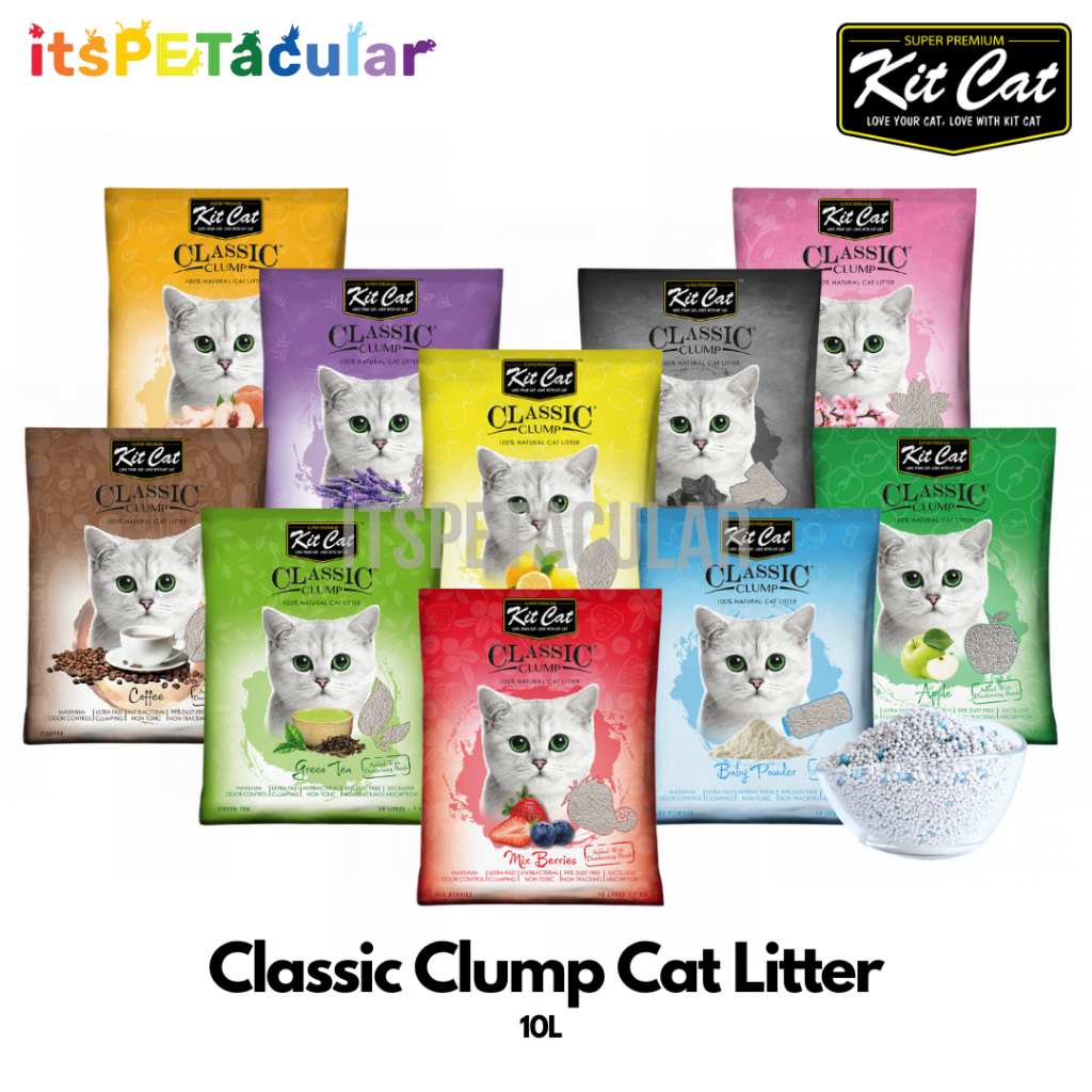 Kit Cat CLASSIC CLUMP Cat Litter 10L | Shopee Philippines