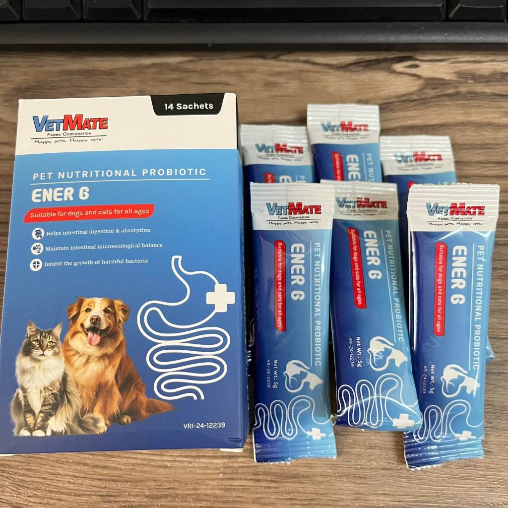 Ener G Powder 5g (NEW PACK PRODUCT) Pet Nutritional Probiotic VetMate ...