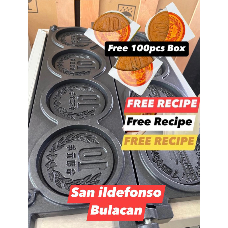 10 Yen Cheese Coin and Taiyaki Machine Waffle Pancake Business | Shopee ...