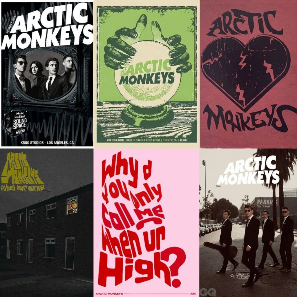 Arctic Monkeys Posters Alt Emo Grunge Punk Rock Aesthetic Minimalist ...