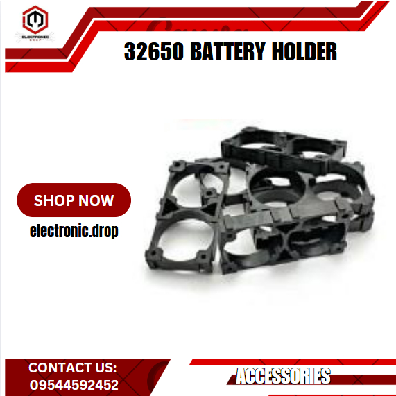 32650 Battery Holder Bracket Cell Safety Anti Vibration. | Shopee ...