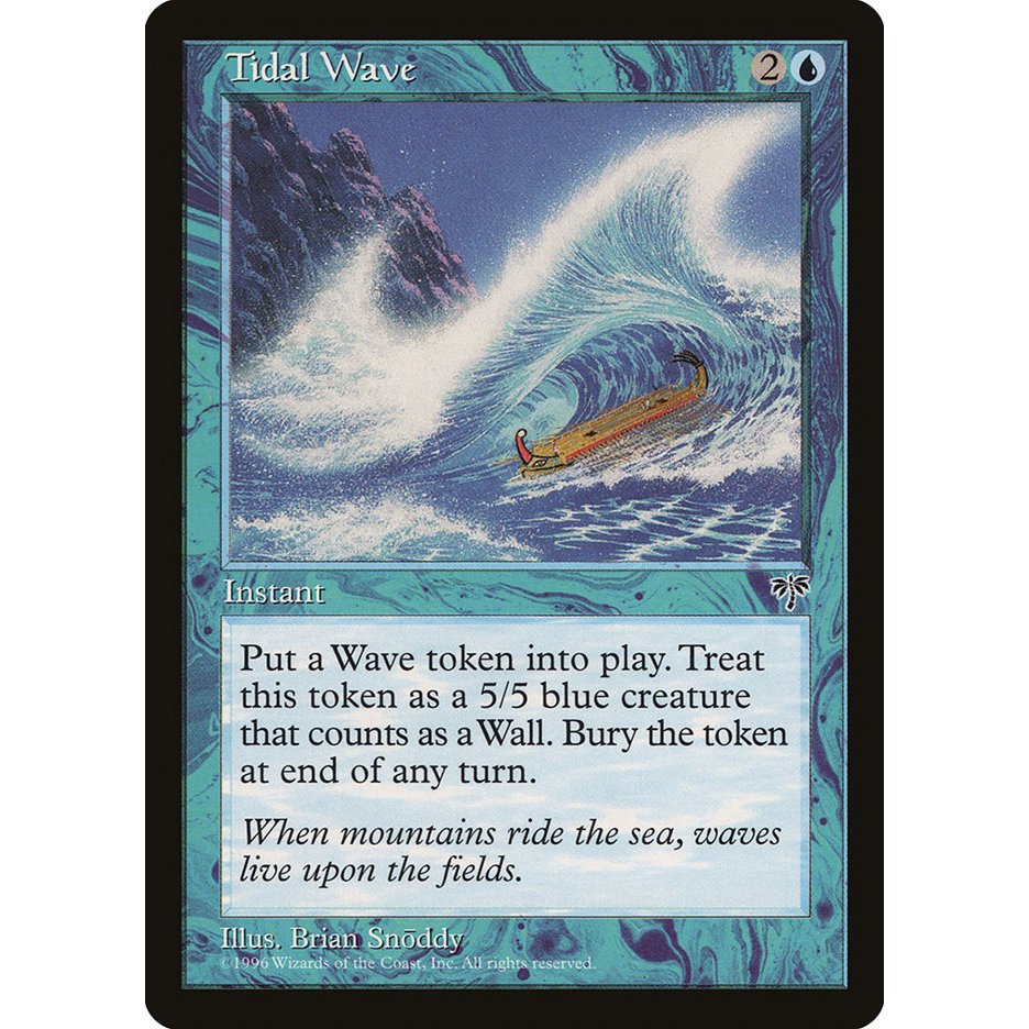 Tidal Wave MTG Magic the Gathering | Shopee Philippines