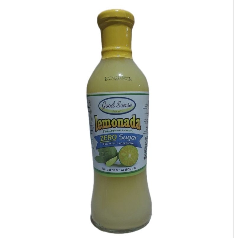 Good Sense Lemonada Zero Sugar Calamansi Concentrate, 500ml | Shopee ...