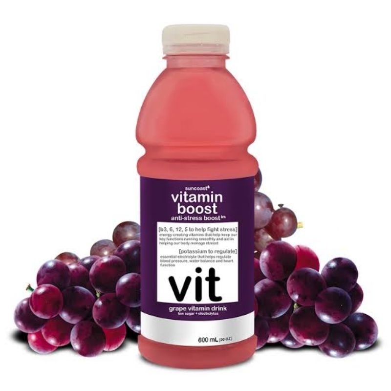 Suncoast Vitamin Boost Grape Drink (4 x 600mL) | Shopee Philippines