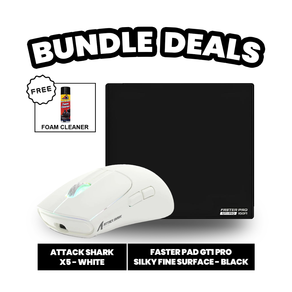 Attack Shark X5 Wireless Gaming Mouse Tri-Mode 2.4G USB-C Wired ...