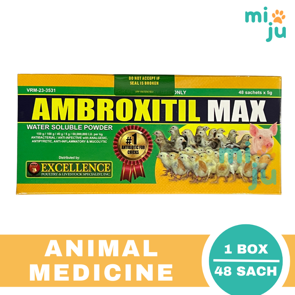 Ambroxitil Max (1 Box/48 Sachets x 5g) NEW PACKAGING | Shopee Philippines