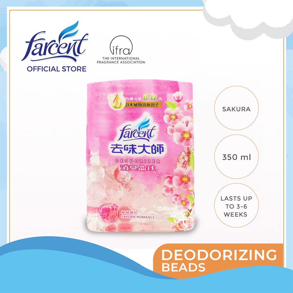Farcent Deodorizing Beads - Sakura Blossom 350ml | Shopee Philippines