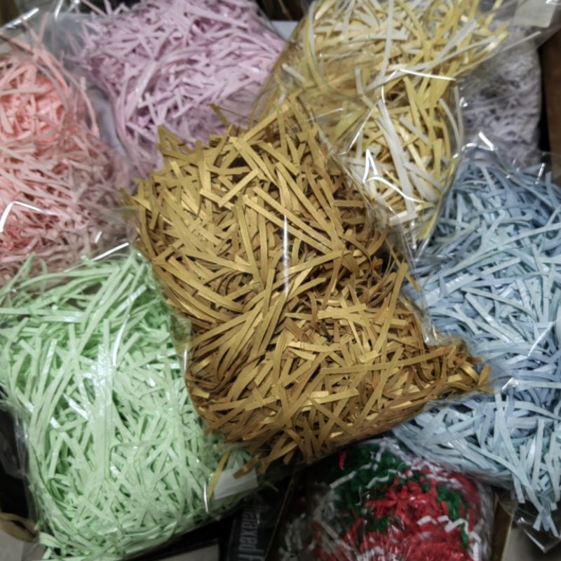Shredded Paper for packing gifts and packages, fillers | Shopee Philippines