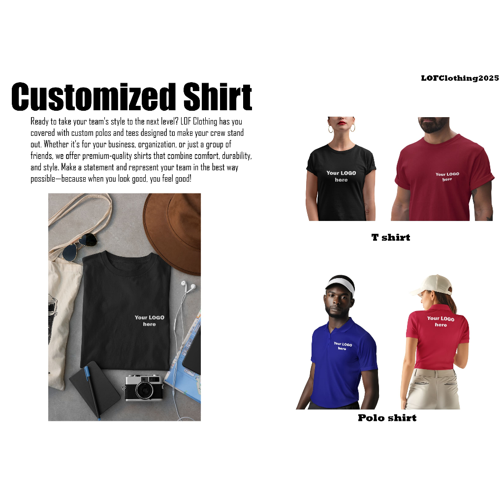 Customized T shirt/ Polo shirt for Team / Organizational Shirt (Quality ...