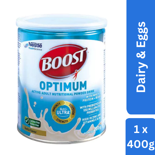 BOOST OPTIMUM Vanilla Adult Milk Powder 400G | Shopee Philippines