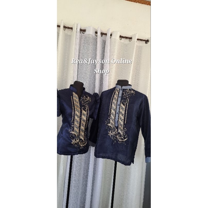 Colored Barong and Filipiniana Couple set | Shopee Philippines